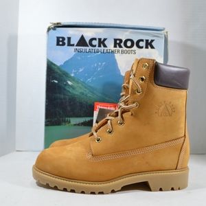 Vintage | Shoes | Vintage New Black Rock Mens 9 Leather Work Boots ...